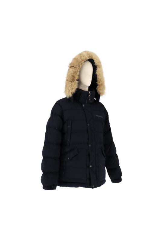Columbia II Down Jacket Fur Hooded Jacket - Rent A Coat