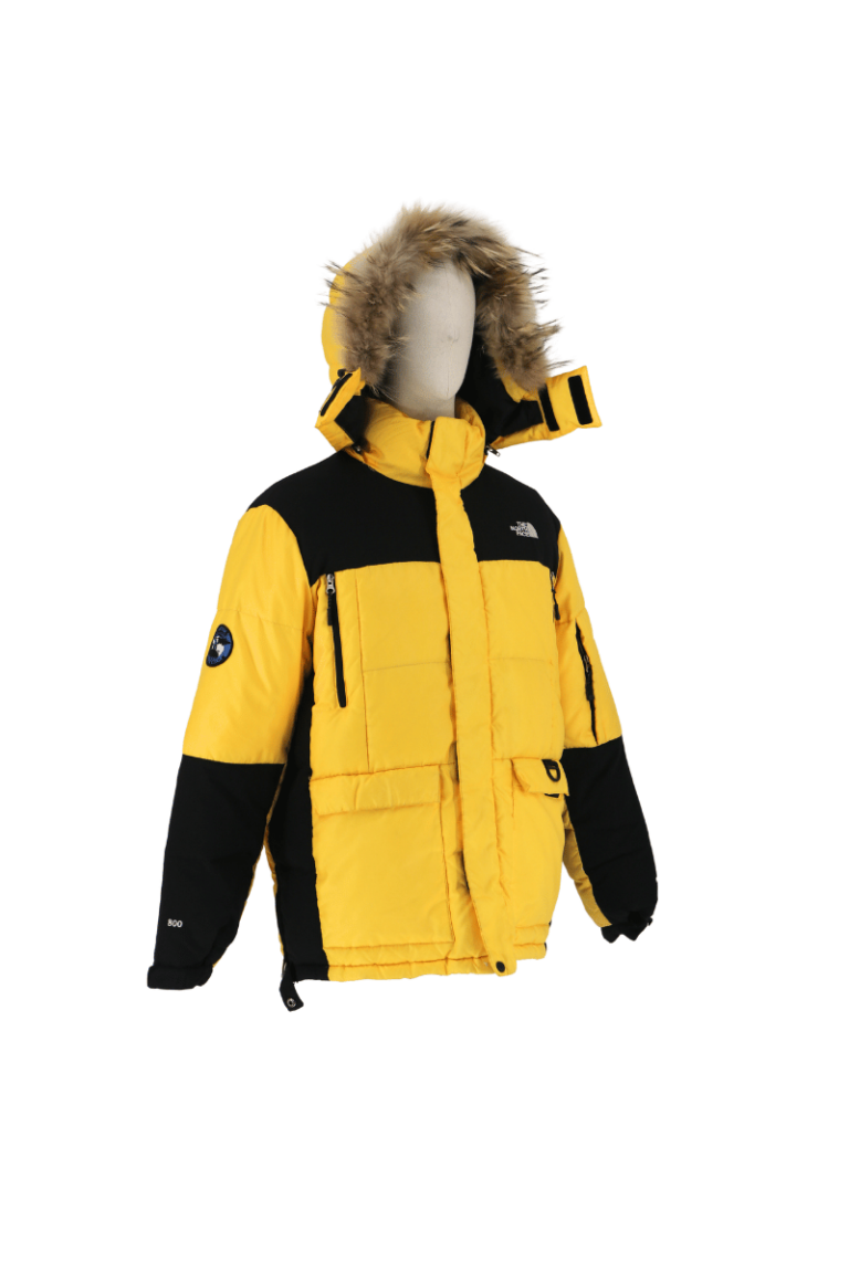 The North Face Men's Himalayan Down Parka Yellow - Rent A Coat