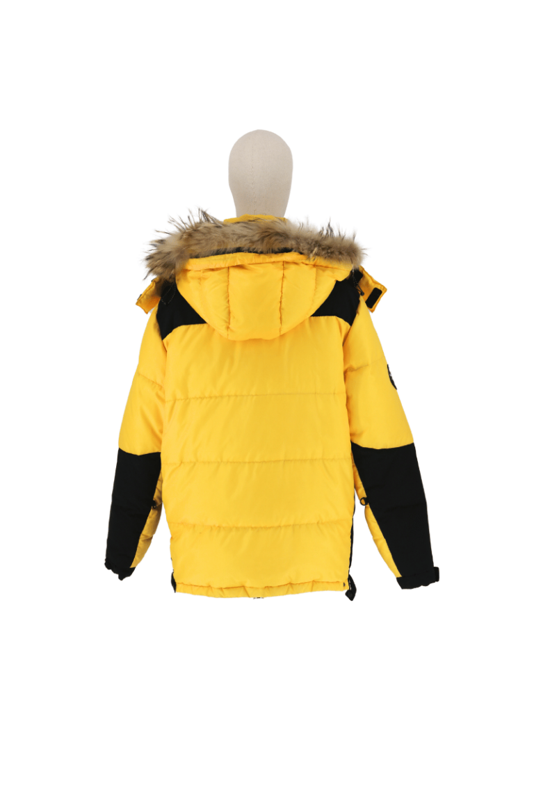 The North Face Men's Himalayan Down Parka Yellow - Rent A Coat